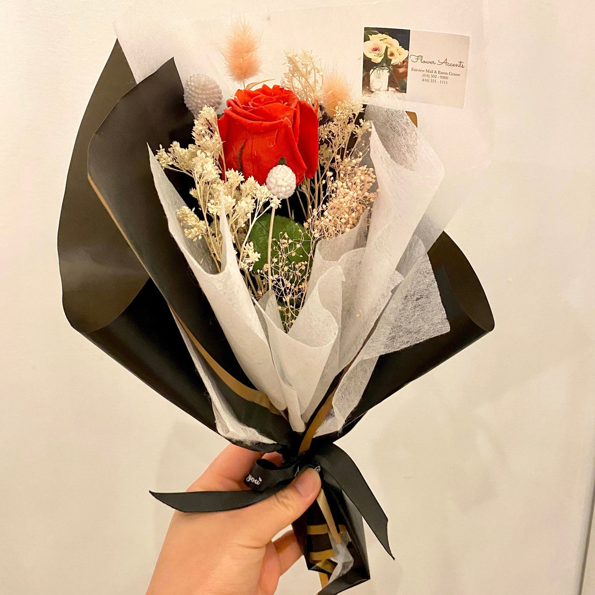 Long Stem Preserved Rose Bouquet – Flower Accents